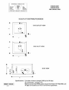 Distribution Boxes | Keeler Precast Concrete, Inc.