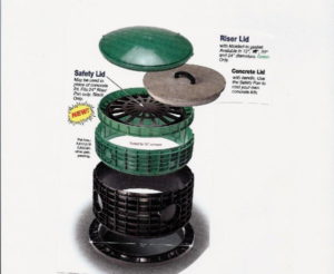 Plastic Risers and Lids | Keeler Precast Concrete, Inc.